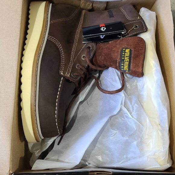 Wolverine | Shoes | New Wolverine Loader 8 St Brown Leather Work Boots ...